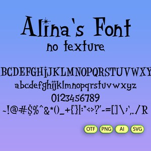 Pink Cat Color Font (feline Typography OTF, SVG, PNG) - Etsy