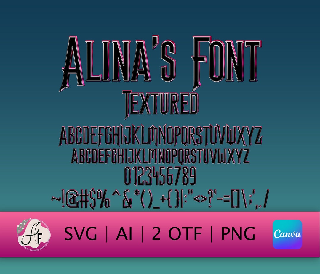 Whimsical Witch Script Pink Witch Font Dark Fantasy Font Sinister ...