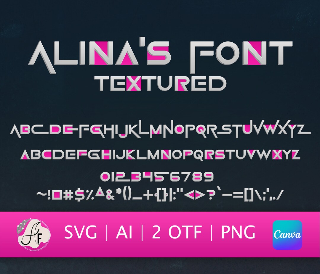 Squid Game Textured Font Squid Game Svg Ai Png Squid Game Alphabet Calamar Font Instant Download