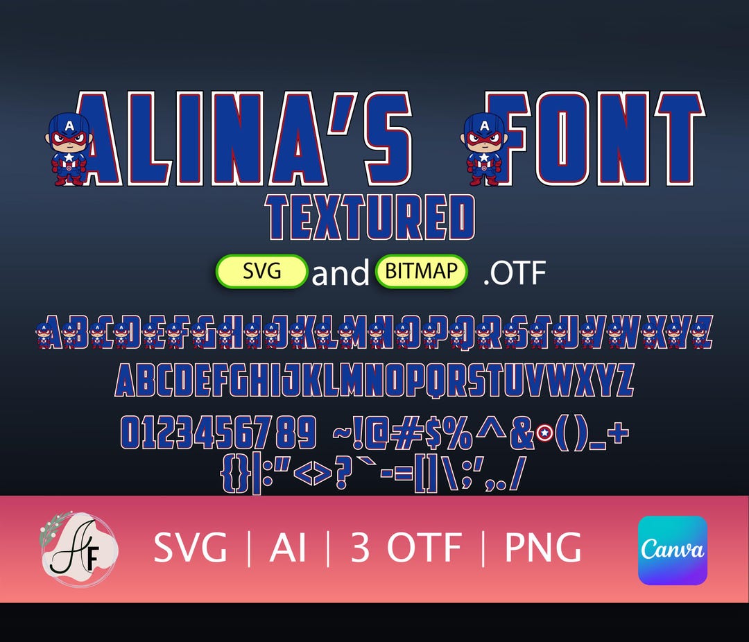 Patriotic Hero Display Font | Bold American Typeface | Super Soldier ...