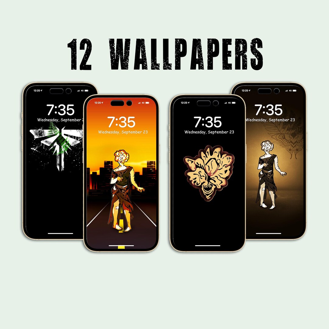 Post-apocalyptic Wallpaper Set | Moth Symbol Design | High-res Digital ...