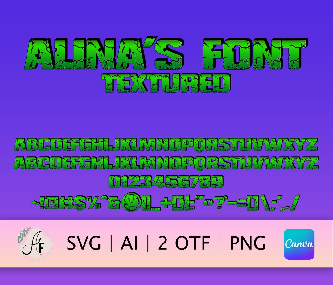 Brute Force Typeface Heroic Smash Script Gamma Giant Font SVG OTF PNG ...