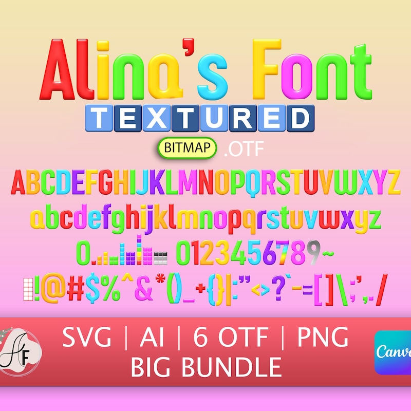 Numberblocks Font - Etsy