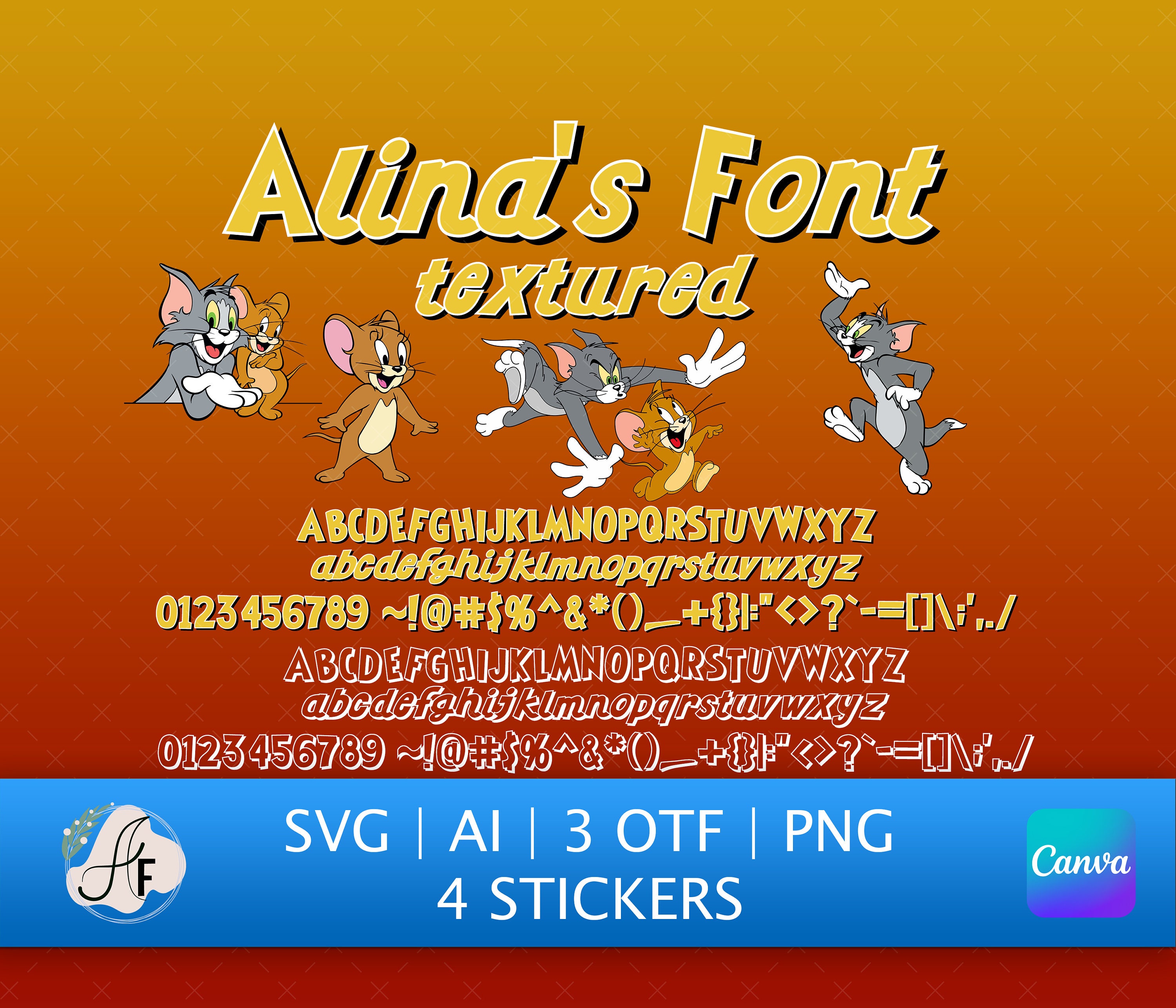 Tom And Jerry Logo Font