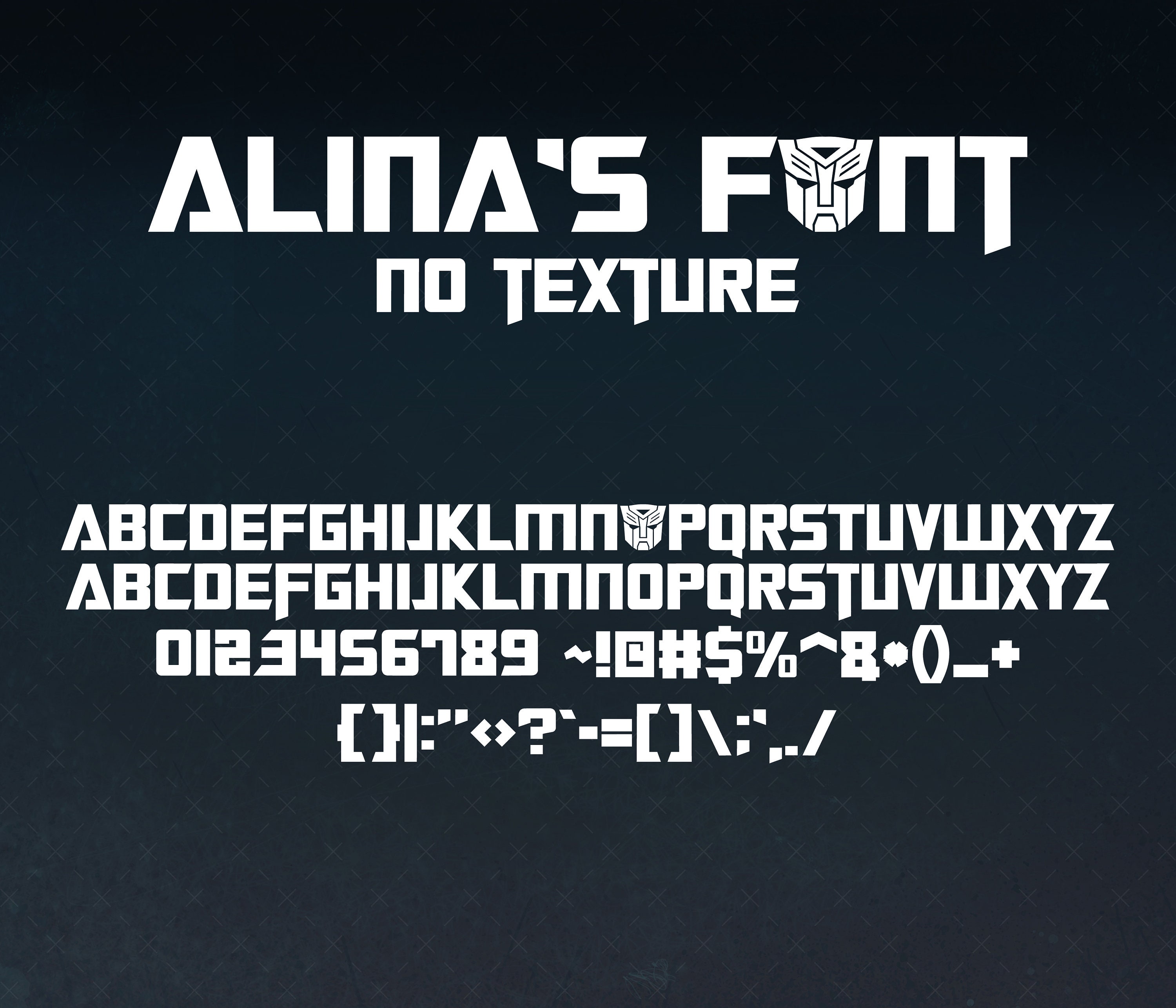 Transformer Robot Font Robot Textured Font Transformations Font and ...