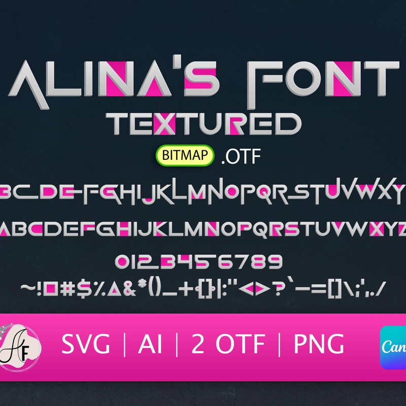 AlinasFonts - Etsy