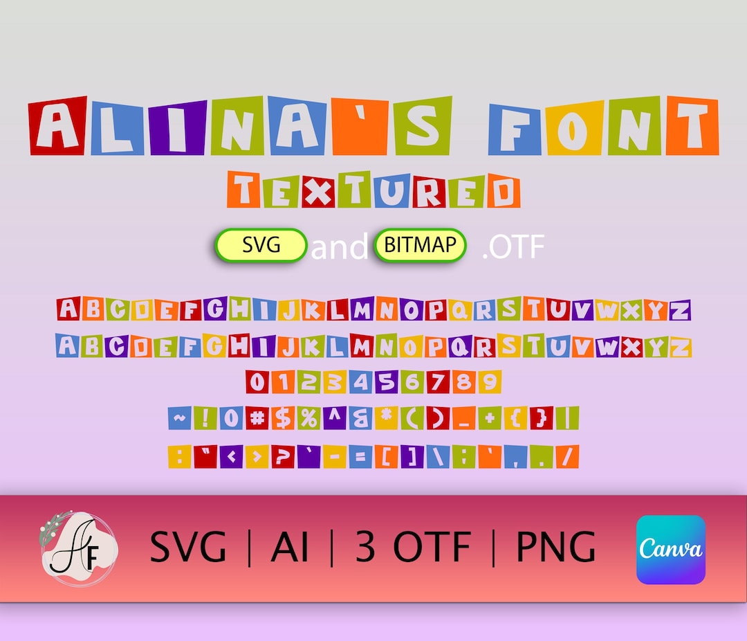 Cartoon Playtime Color Font (whimsical Kids Typography OTF, SVG, PNG ...
