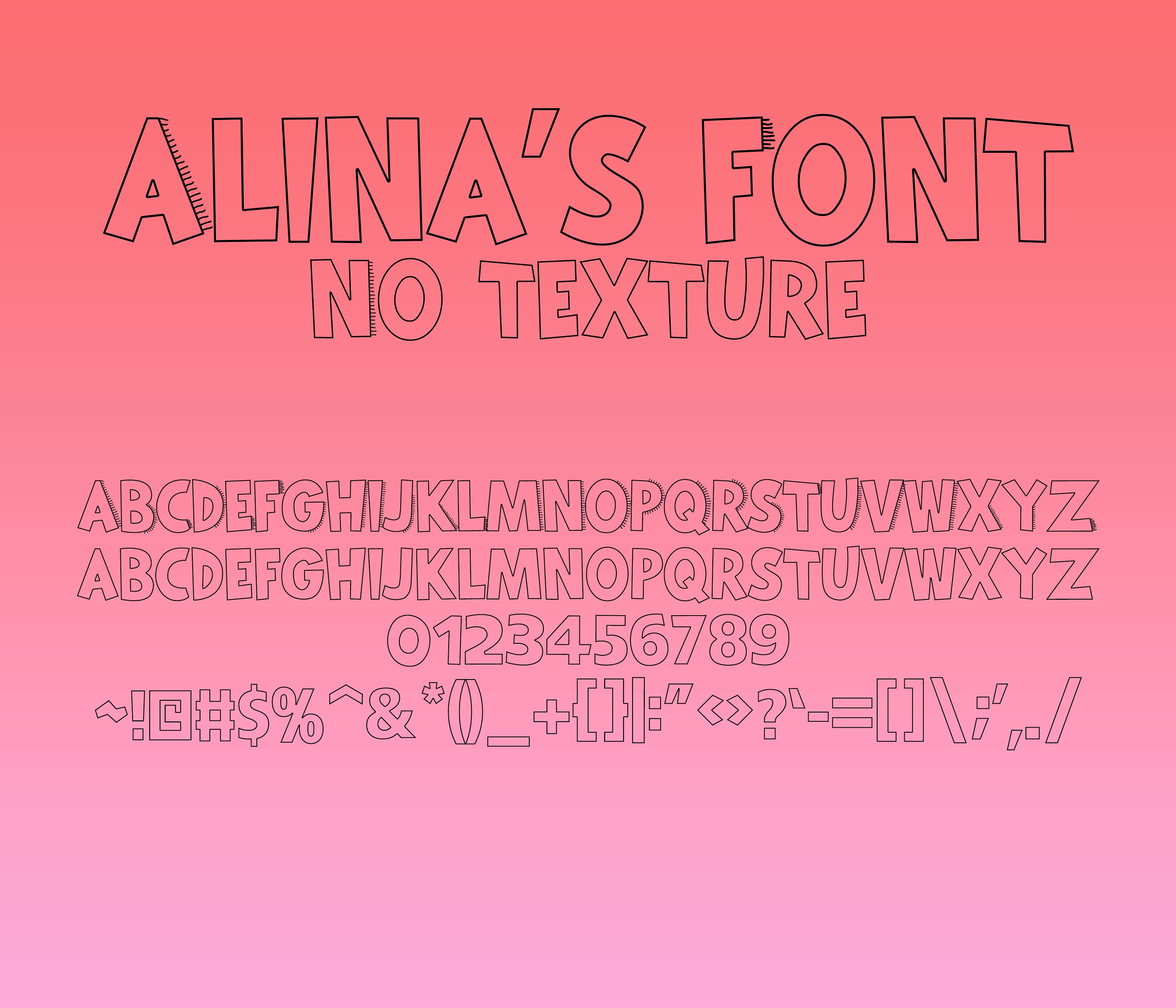 Family Fun Textured Font Fun House Typo Loud and Proud Font Family ...