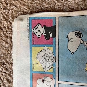 Philadelphia Inquirer Comics Sunday August 2, 1987 | Vintage Newspaper ...