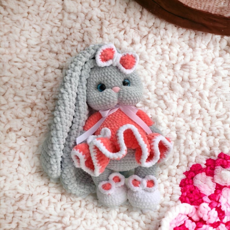 Crochet Pattern Realistic Bunny Rabbit Amigurumi English PDF - Etsy