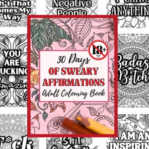 30-day Positive Profanity Coloring Book Printable PDF - Manifest Good ...