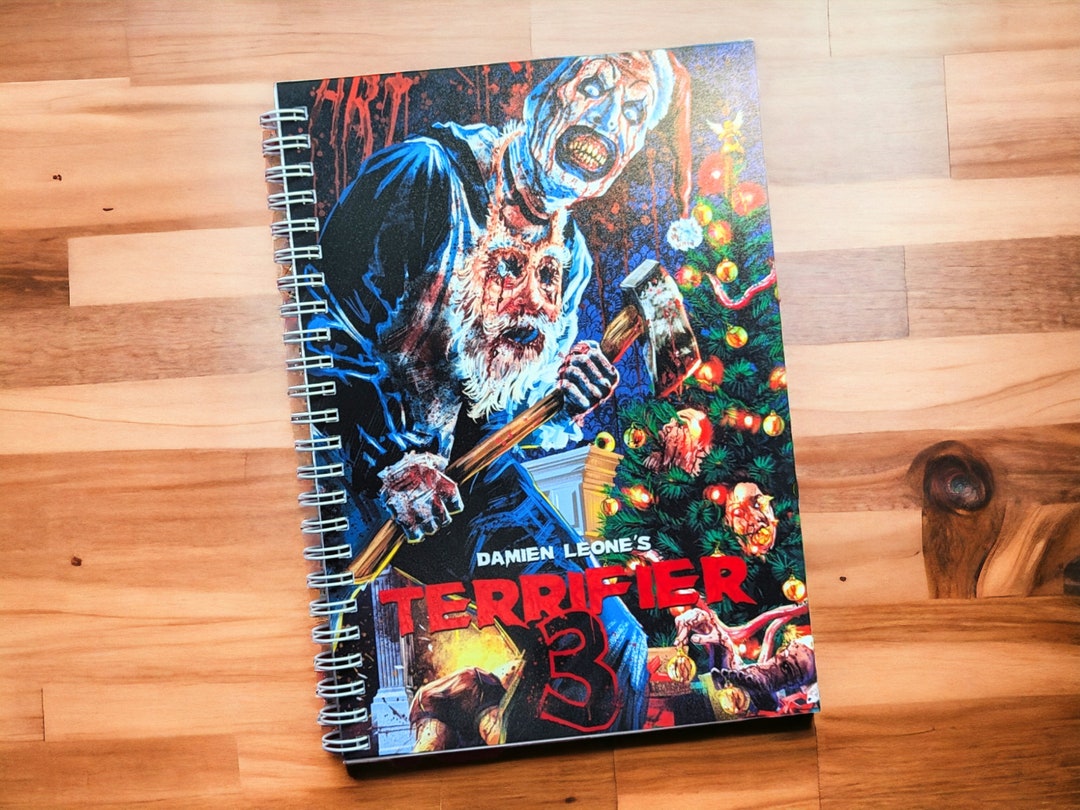 Terrifier Inspired Movie Poster A5 Notebook 150 Lined Pages High ...