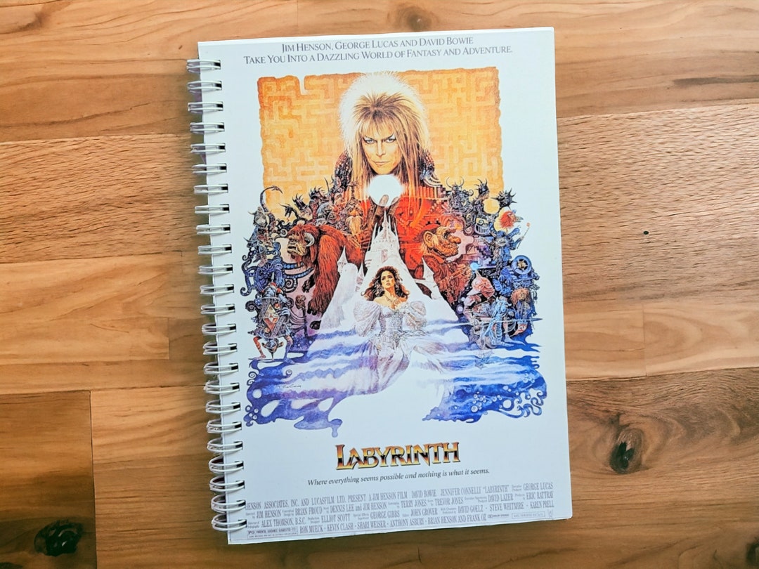 Labyrinth Inspired Movie Poster A5 Notebook 150 Lined Pages High ...