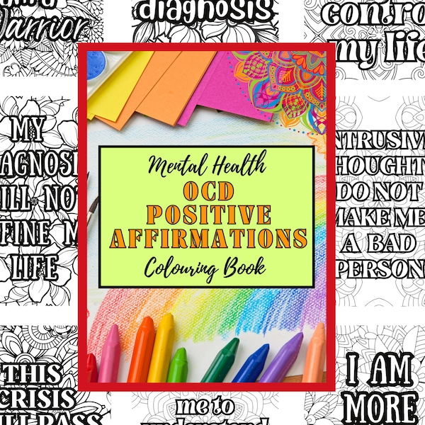 Obsessive Coloring Page - Etsy