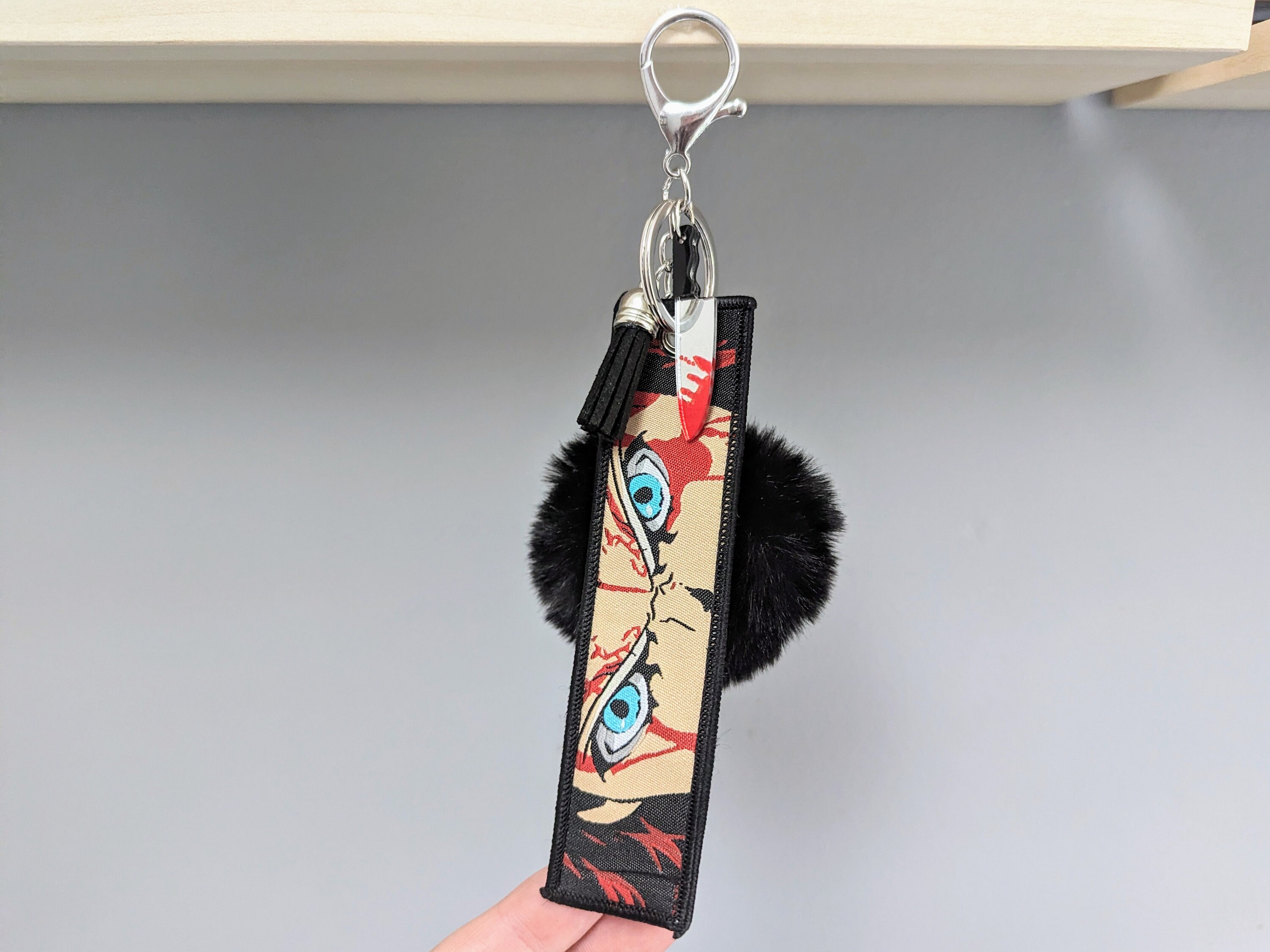 Chucky Inspired Key Chain Bag & Purse Chain Knife Cleaver Charm Key Tag ...