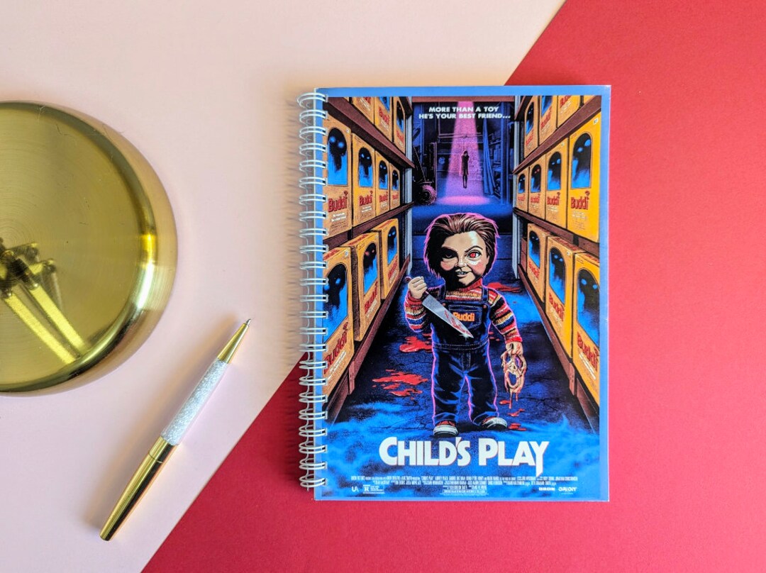 Chucky Childs Play Inspired Movie Poster A5 Notebook 150 Lined Pages ...