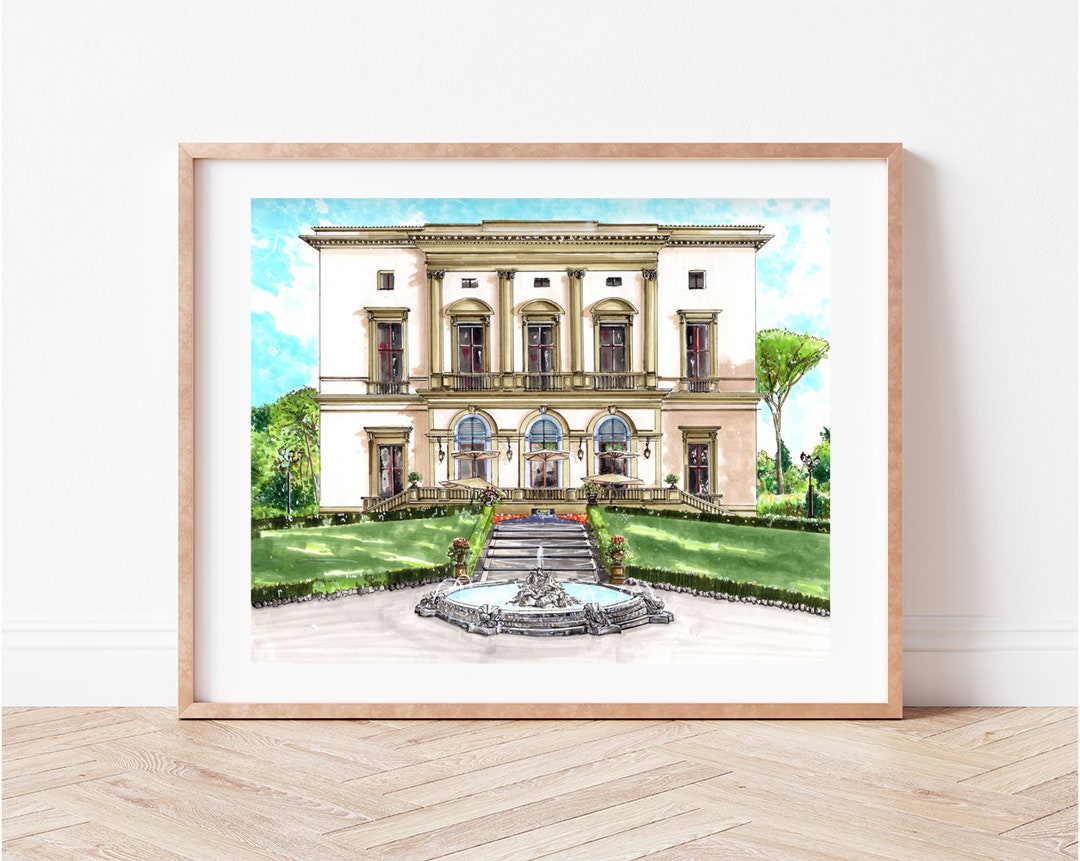 Premium Art Print | Villa Cora | Dream Wedding | Tuscany Italy ...