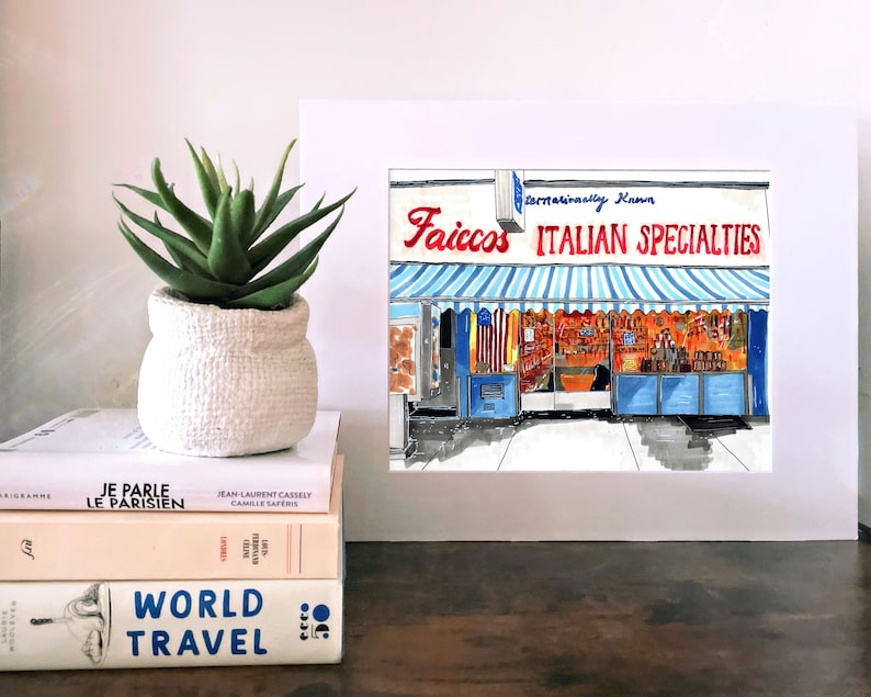 Premium Art Print | Faicco’s Italian Specialties | Illustration ...