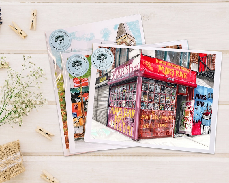 Premium Art Print | Mars Bar | East Village | Dive Bar | New York City ...