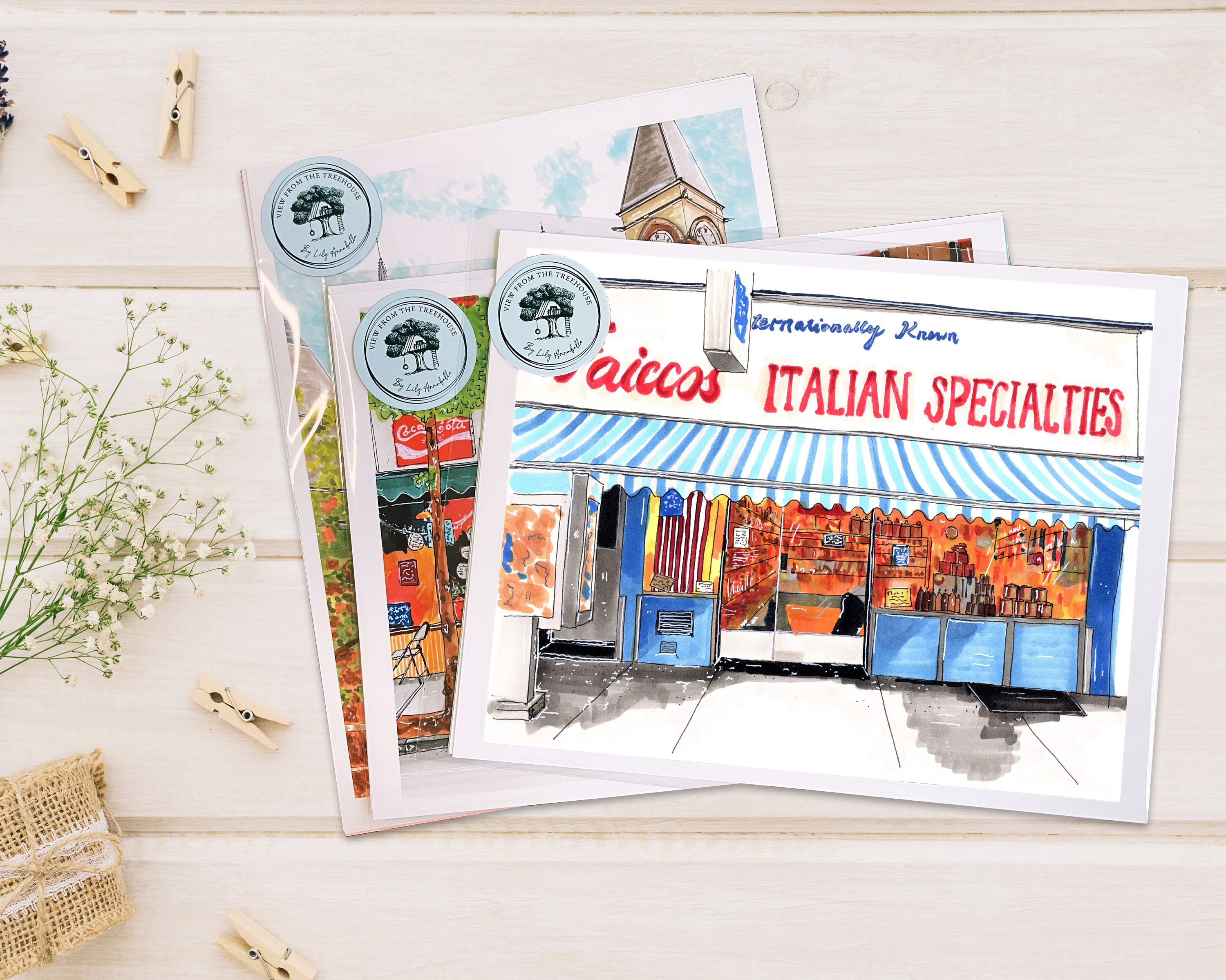 Premium Art Print | Faicco’s Italian Specialties | Illustration ...