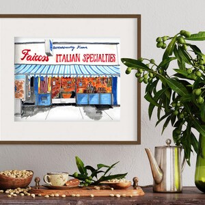 Premium Art Print | Faicco’s Italian Specialties | Illustration ...