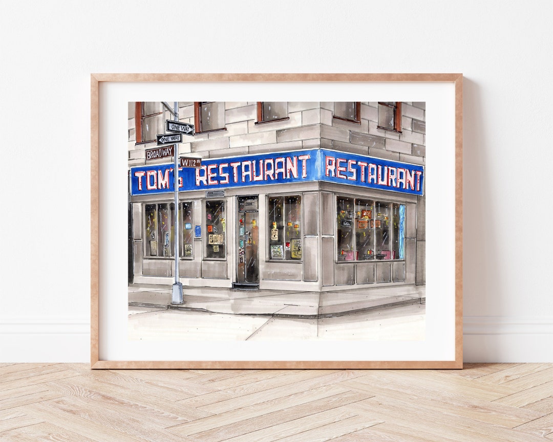 Premium Art Print | Seinfeld Diner | Tom's Restaurant | NYC ...
