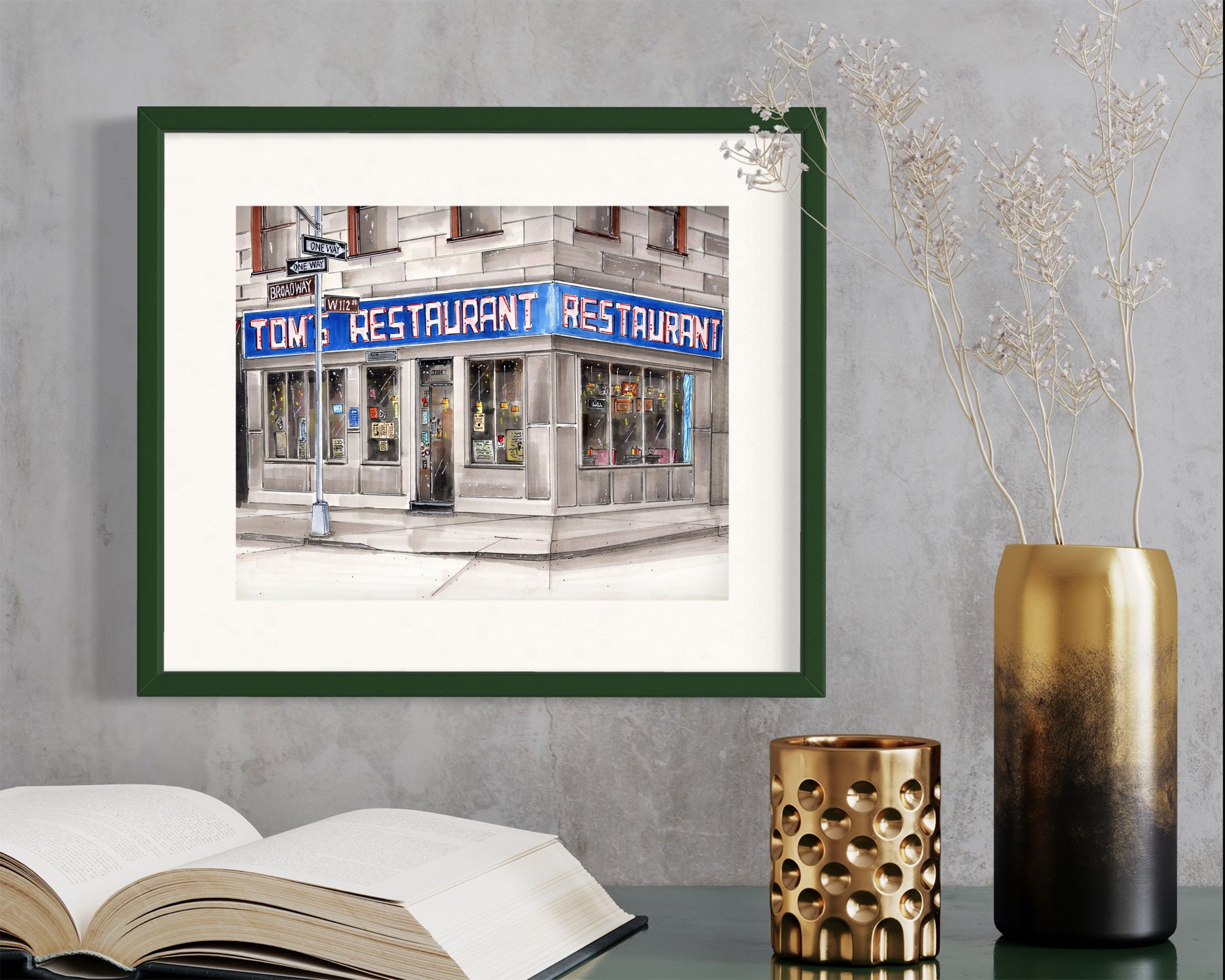 Premium Art Print | Seinfeld Diner | Tom's Restaurant | NYC ...