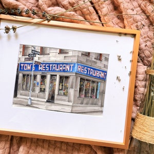 Premium Art Print | Seinfeld Diner | Tom's Restaurant | NYC ...