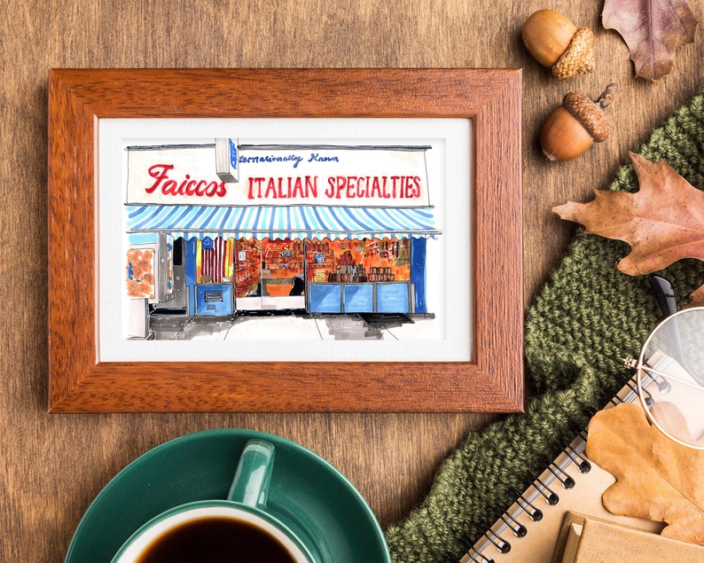 Premium Art Print | Faicco’s Italian Specialties | Illustration ...