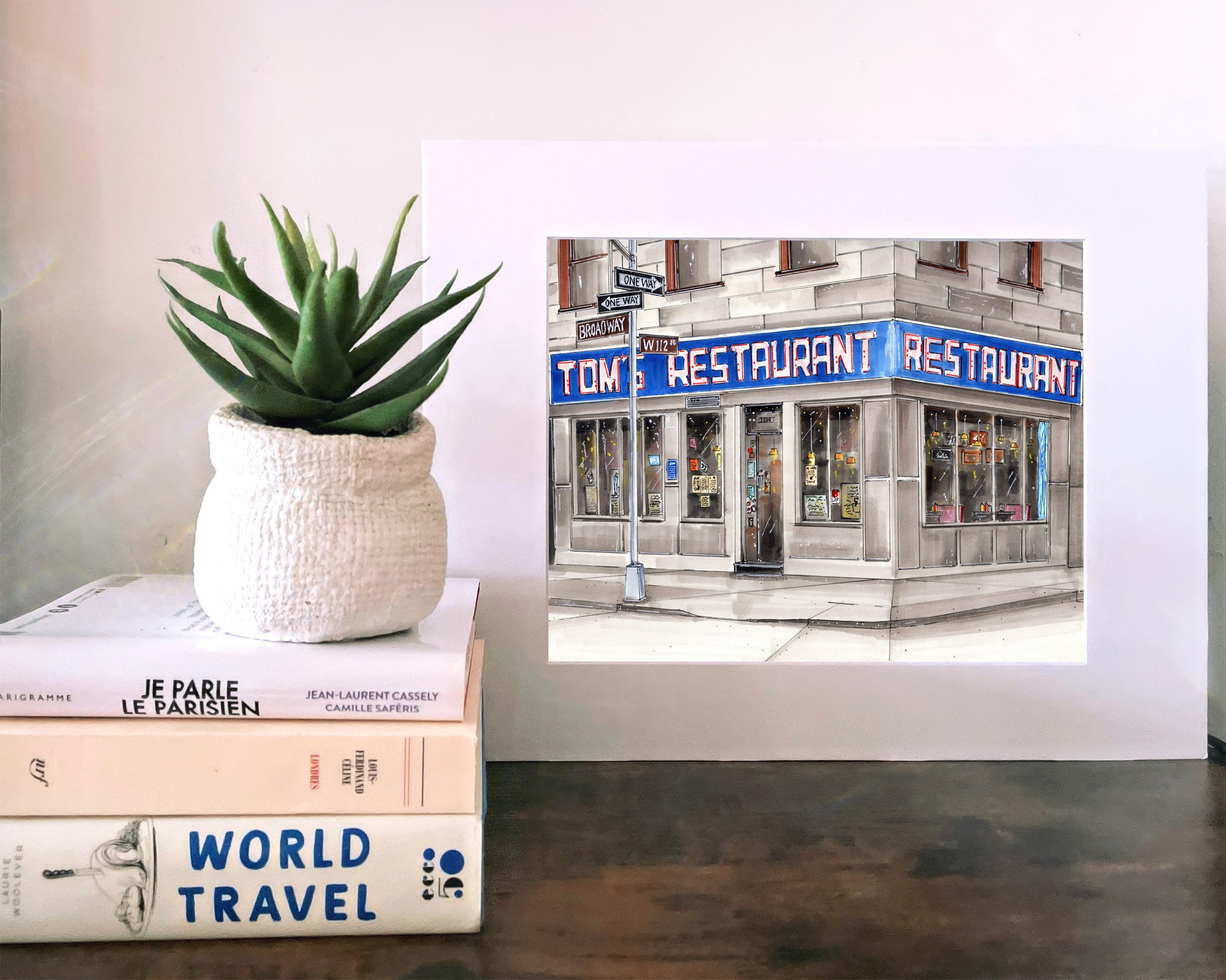 Premium Art Print | Seinfeld Diner | Tom's Restaurant | NYC ...