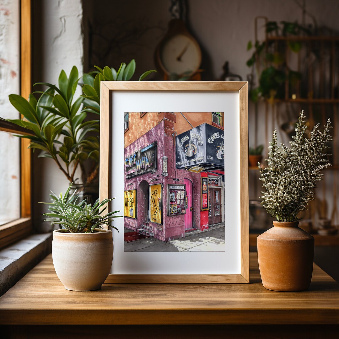 Premium Art Print | Cafe Wha? | Live Music | Greenwich Village | New York City | Macdougal St ...