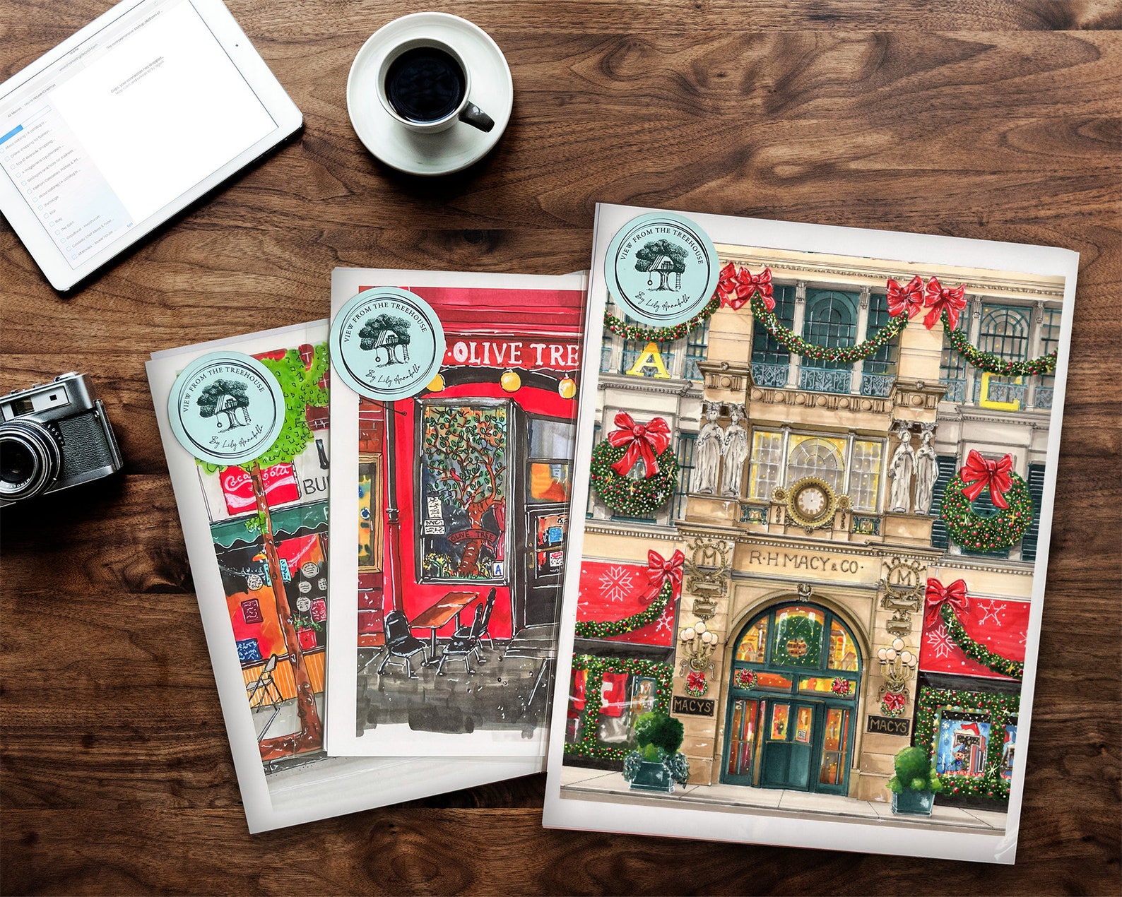 Premium Art Print | Macy's 34th Street | Merry Christmas | Holidays ...