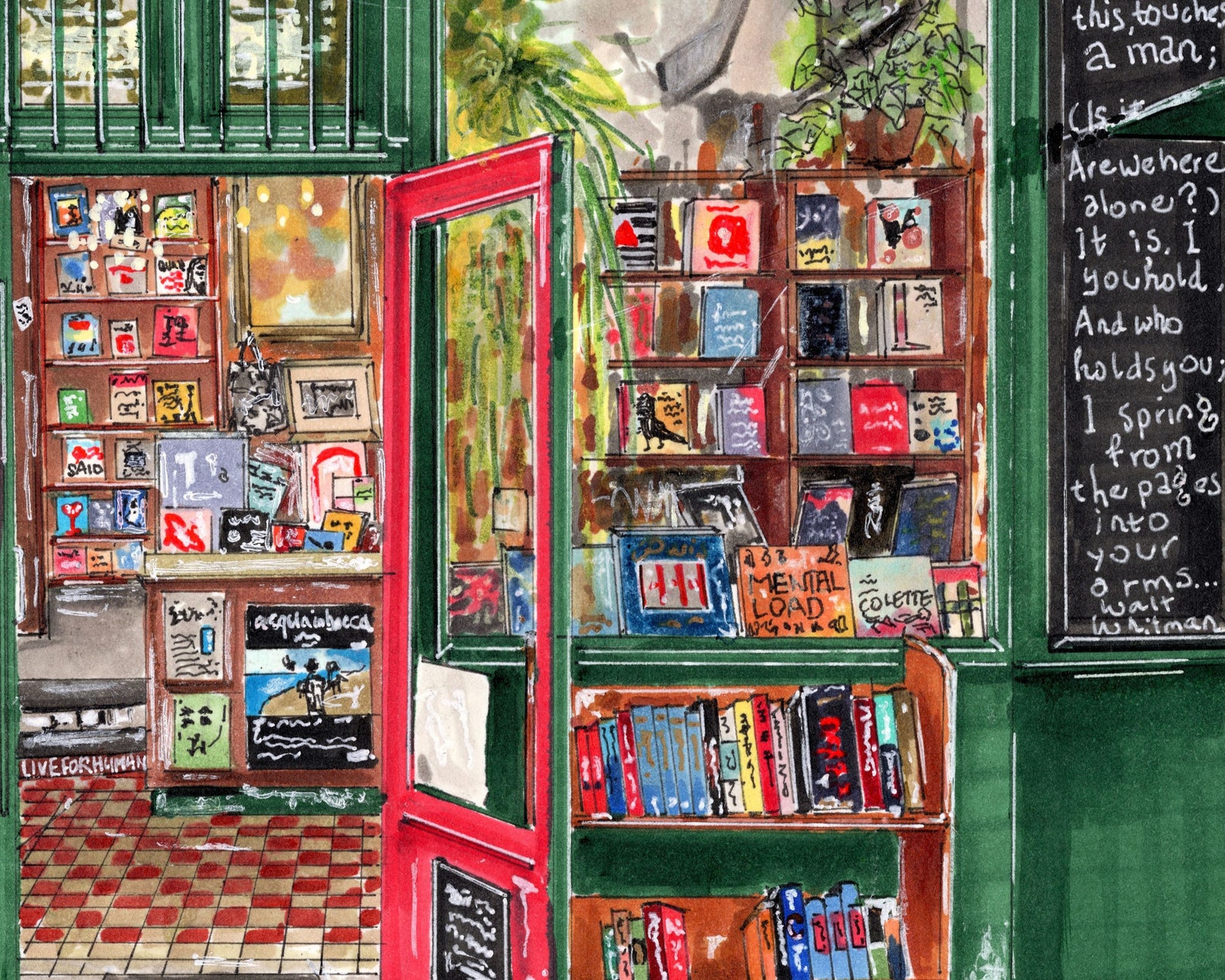 Premium Art Print | Shakespeare and Company | Bookstore | Paris ...