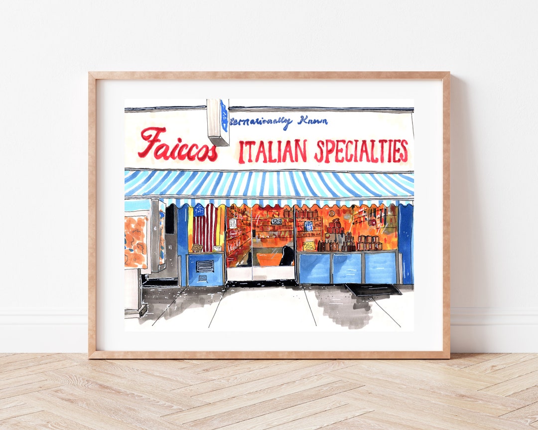 Premium Art Print | Faicco’s Italian Specialties | Illustration ...