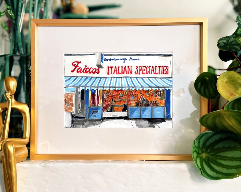 Premium Art Print | Faicco’s Italian Specialties | Illustration ...