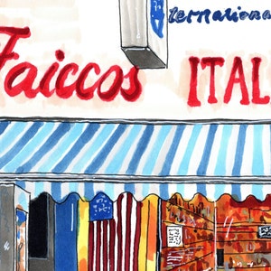 Premium Art Print | Faicco’s Italian Specialties | Illustration ...