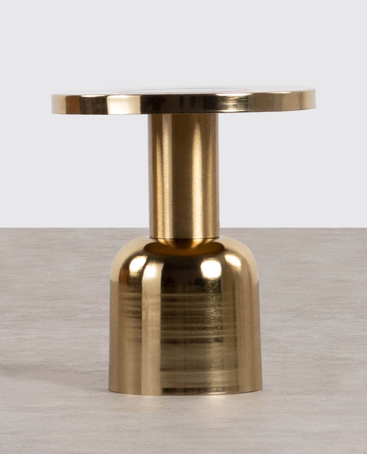 Gold Metal Side Table - Etsy