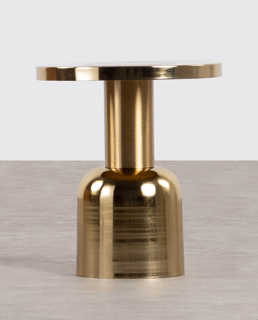Gold Metal Side Table - Etsy