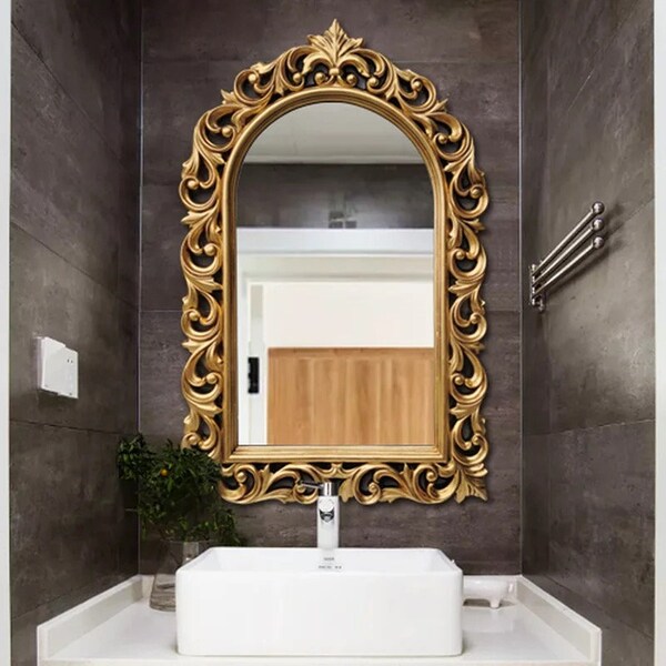 Large Gold Mirror (You'll Enjoy) - Etsy