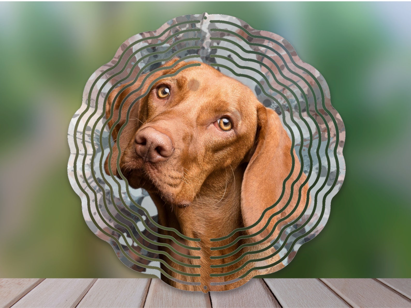 Dog Wind Spinner Sublimation Design Dog Portrait Windspinner - Etsy