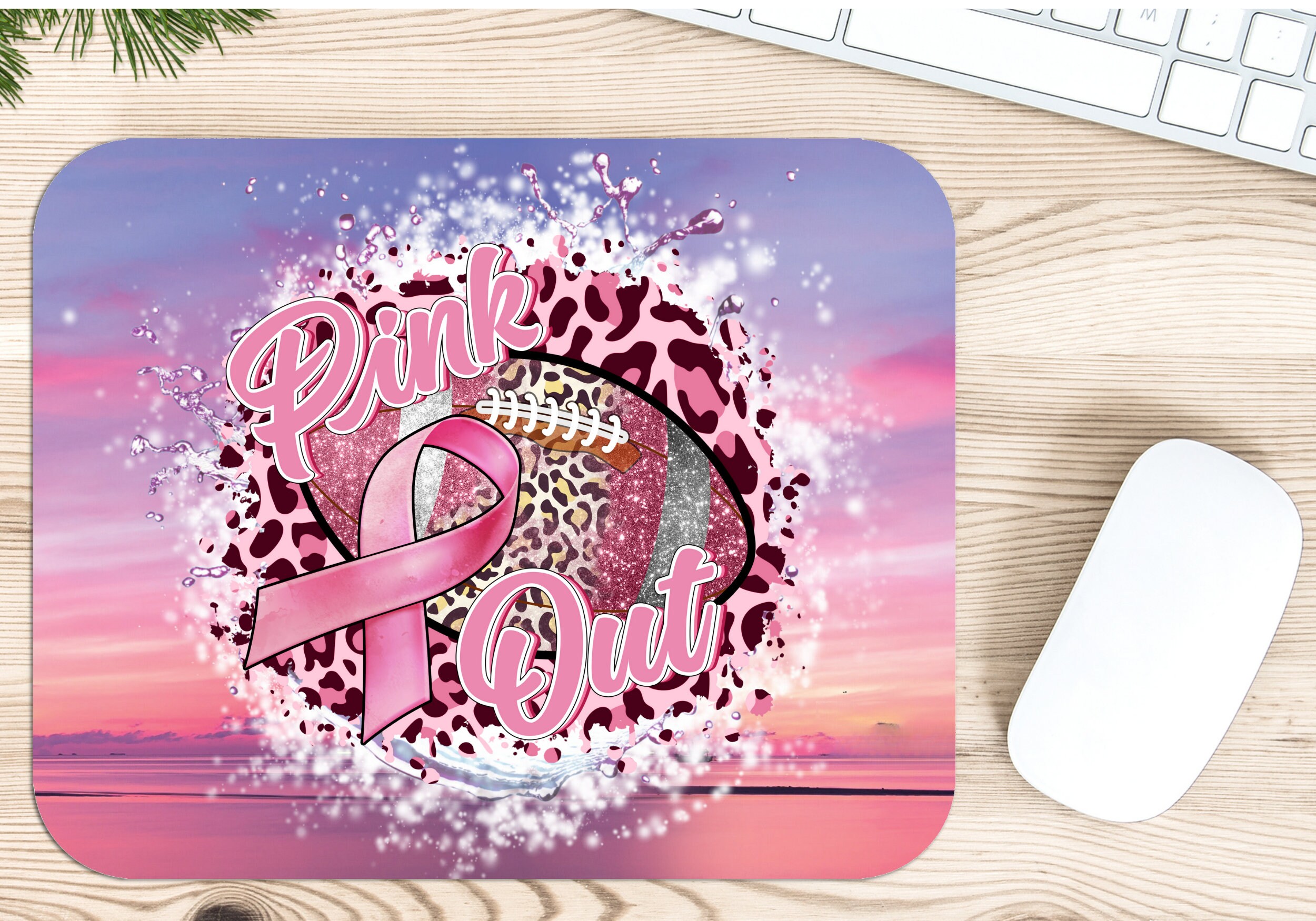 Pink Out Mouse Pad PNG Sublimation Design Breast Cancer - Etsy