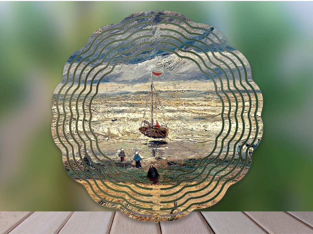 Vincent Van Gogh Wind Spinner Sublimation Design Beach at - Etsy