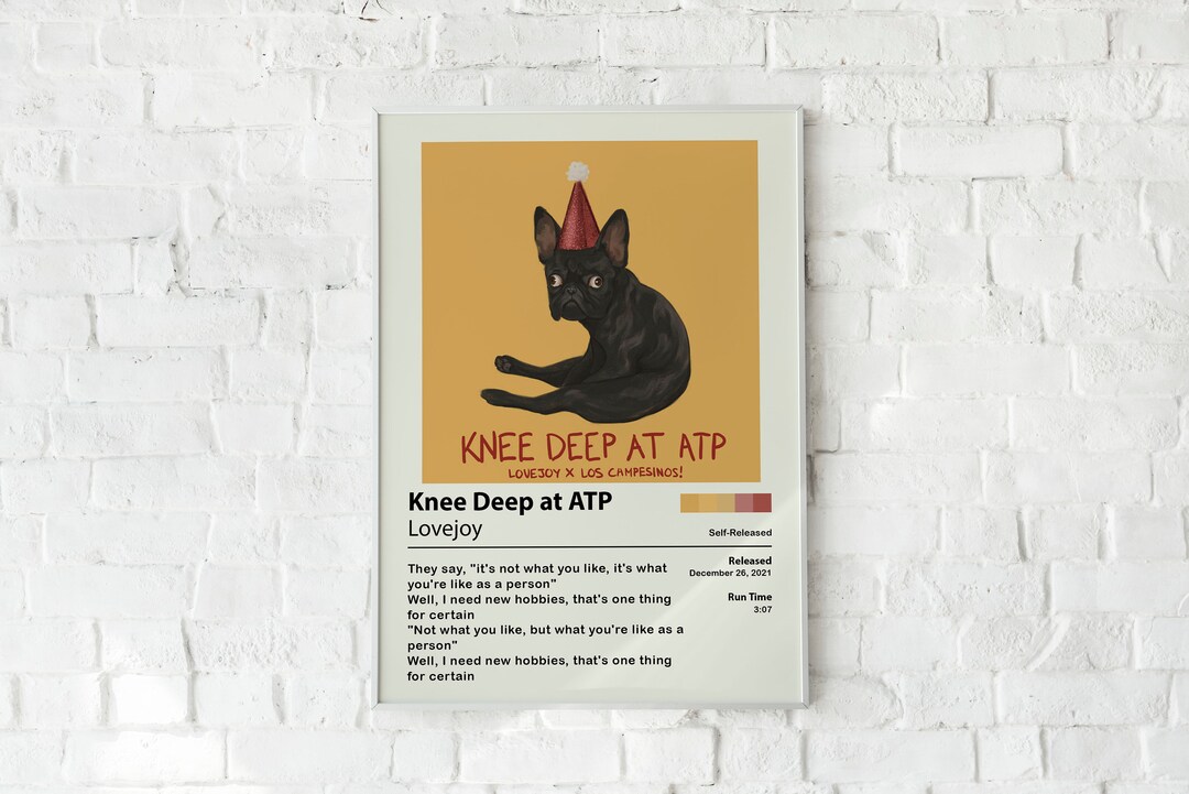 Lovejoy Posters Knee Deep at ATP Posters Album Cover Print - Etsy UK