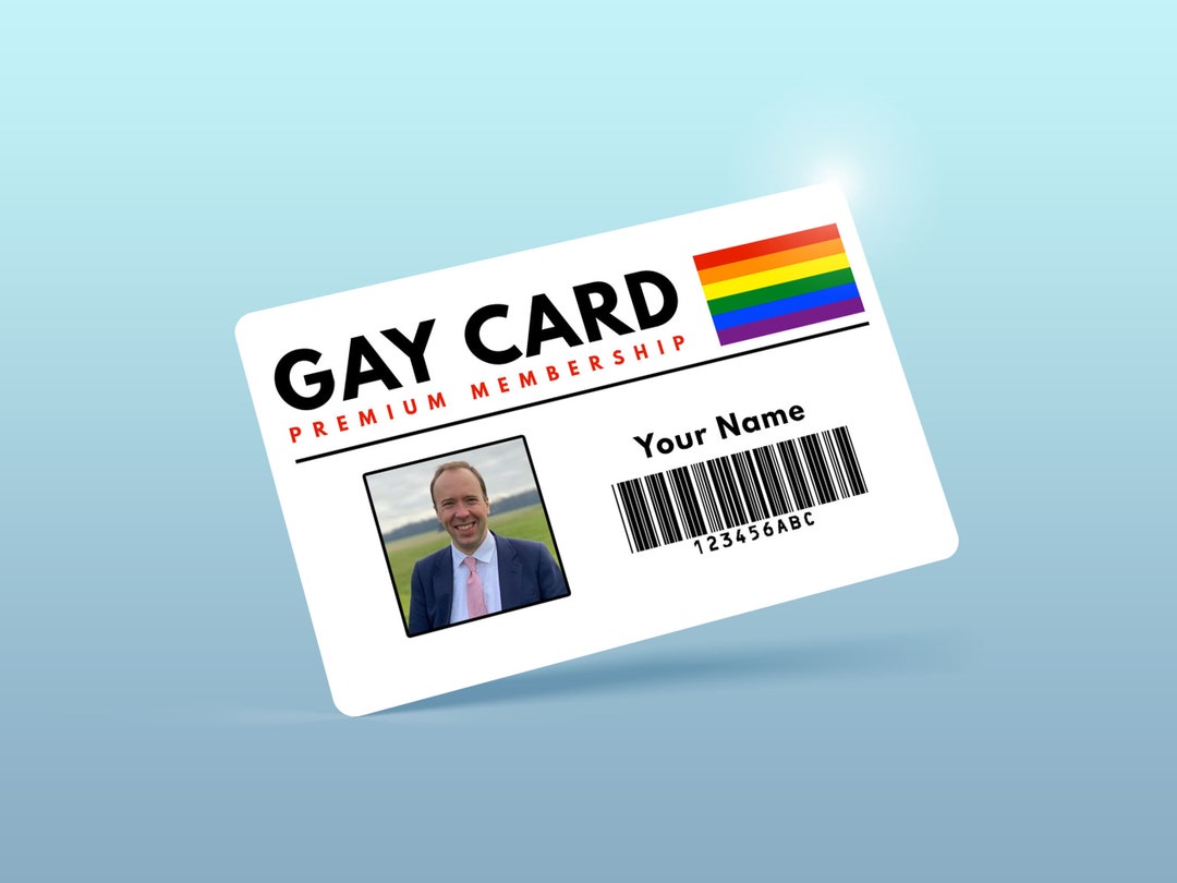 Gay Card Personalised Metal Gay Card Lifetime Membership - Etsy