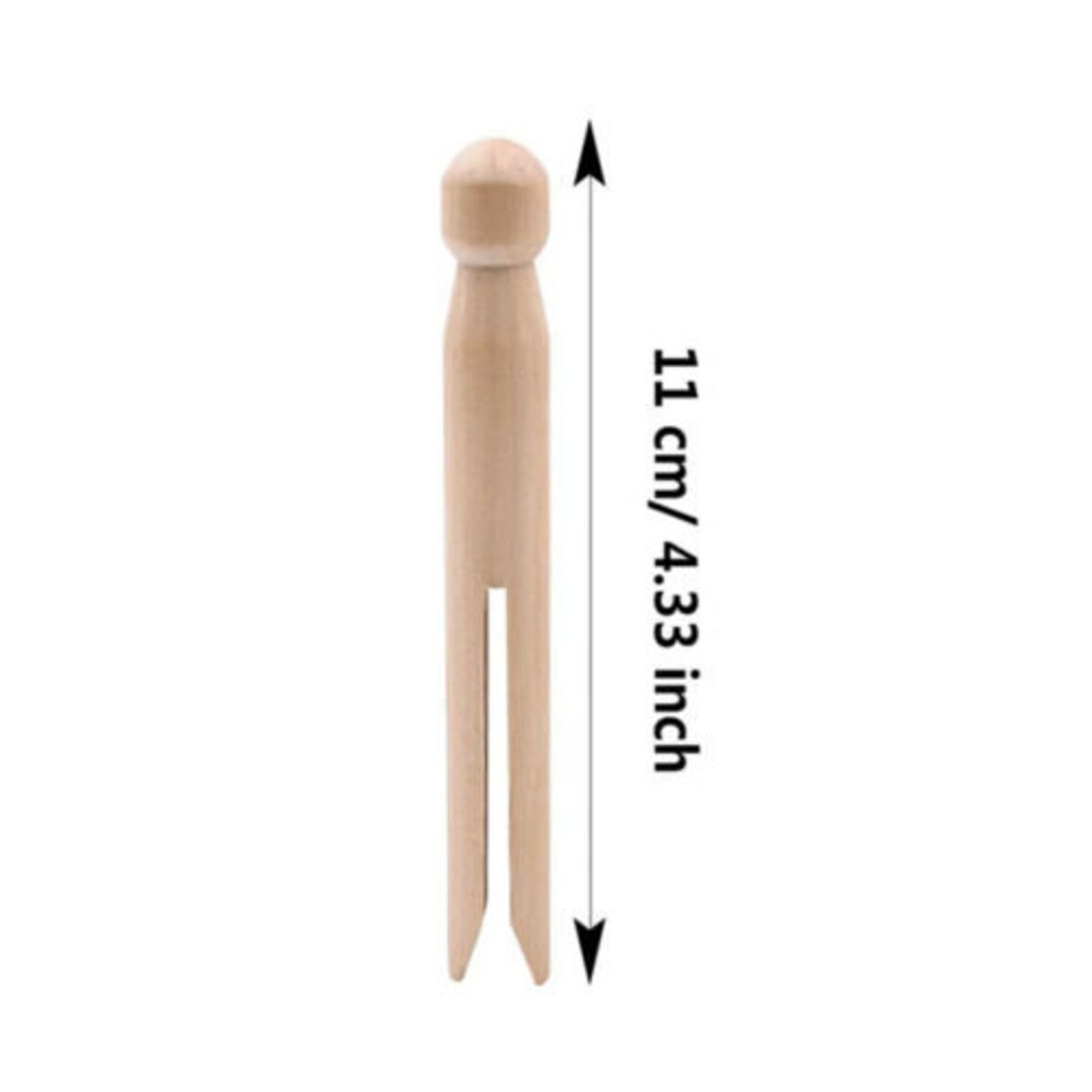 Traditional Wooden Dolly Pegs Natural High Quality Clothes Washing Line ...