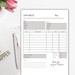 Microsoft Excel Standard Order Form & Invoice Template, Customizable Excel File, Ready to Edit ...