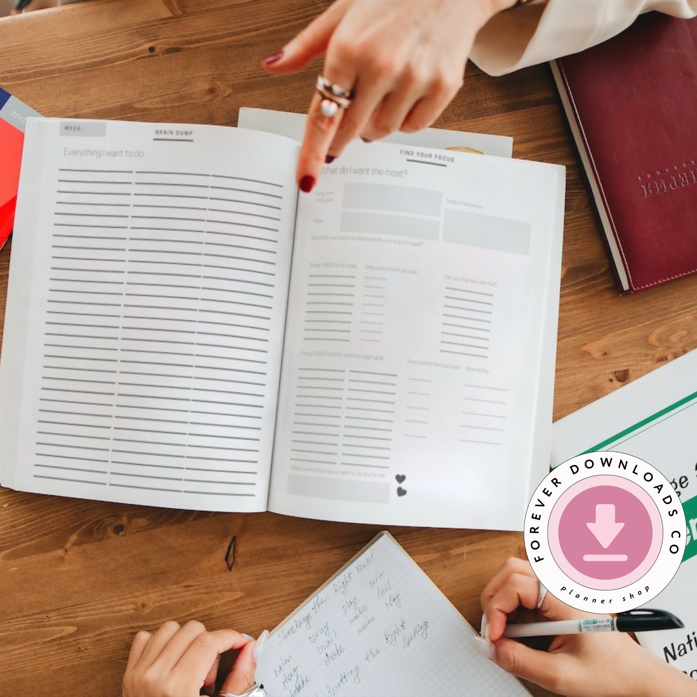 Overwhelm Workbook, Bullet Journal Insert, Get Organized, Anxiety Worksheet, ADHD, HSP, Mental ...