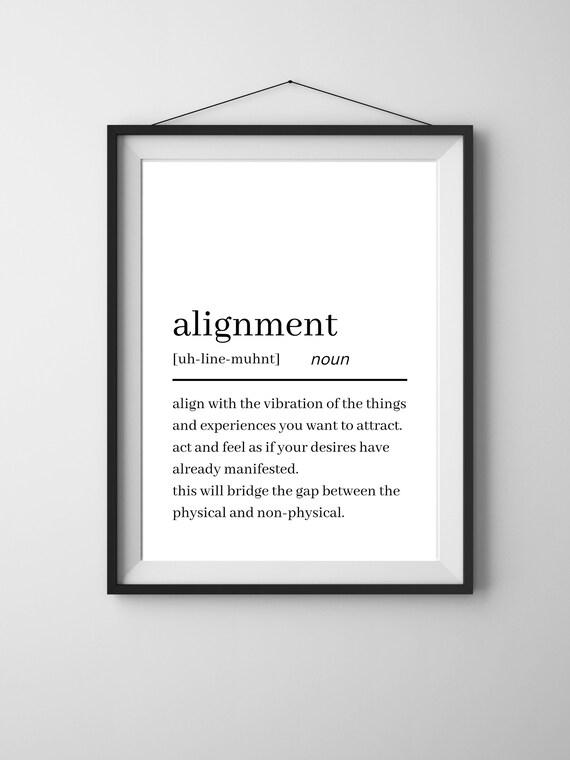 Alignment Definition