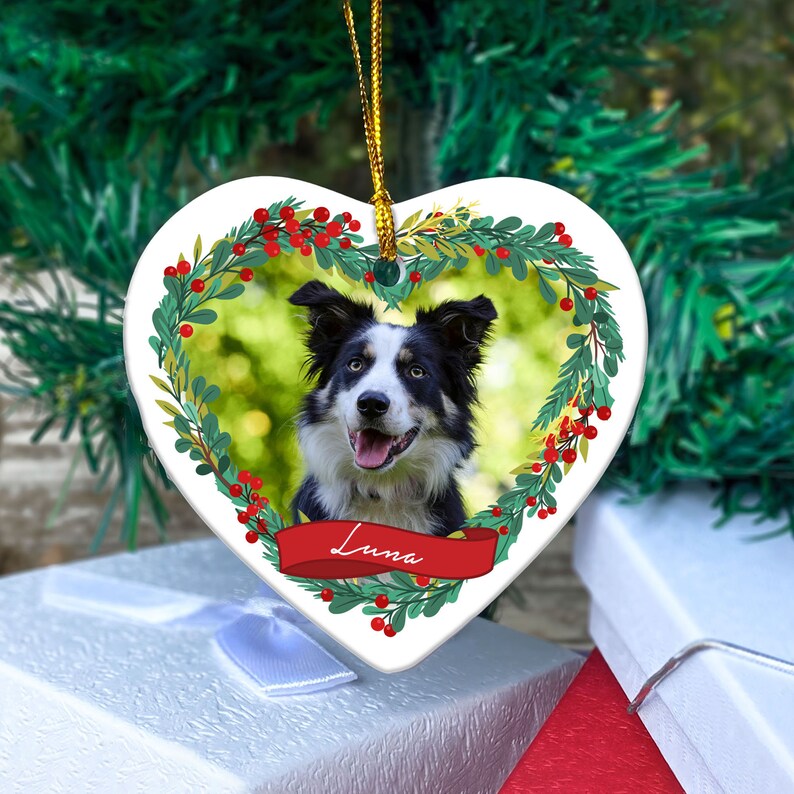 Custom Ceramic Border Collie Ornament Based off Your - Etsy