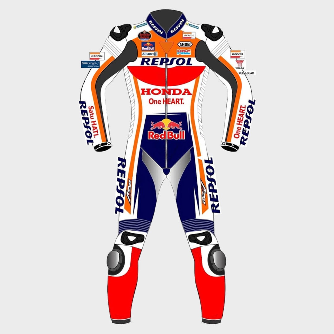 Marc Marquez 2020 One Piece Motorbike Leather Racing Suit - Etsy